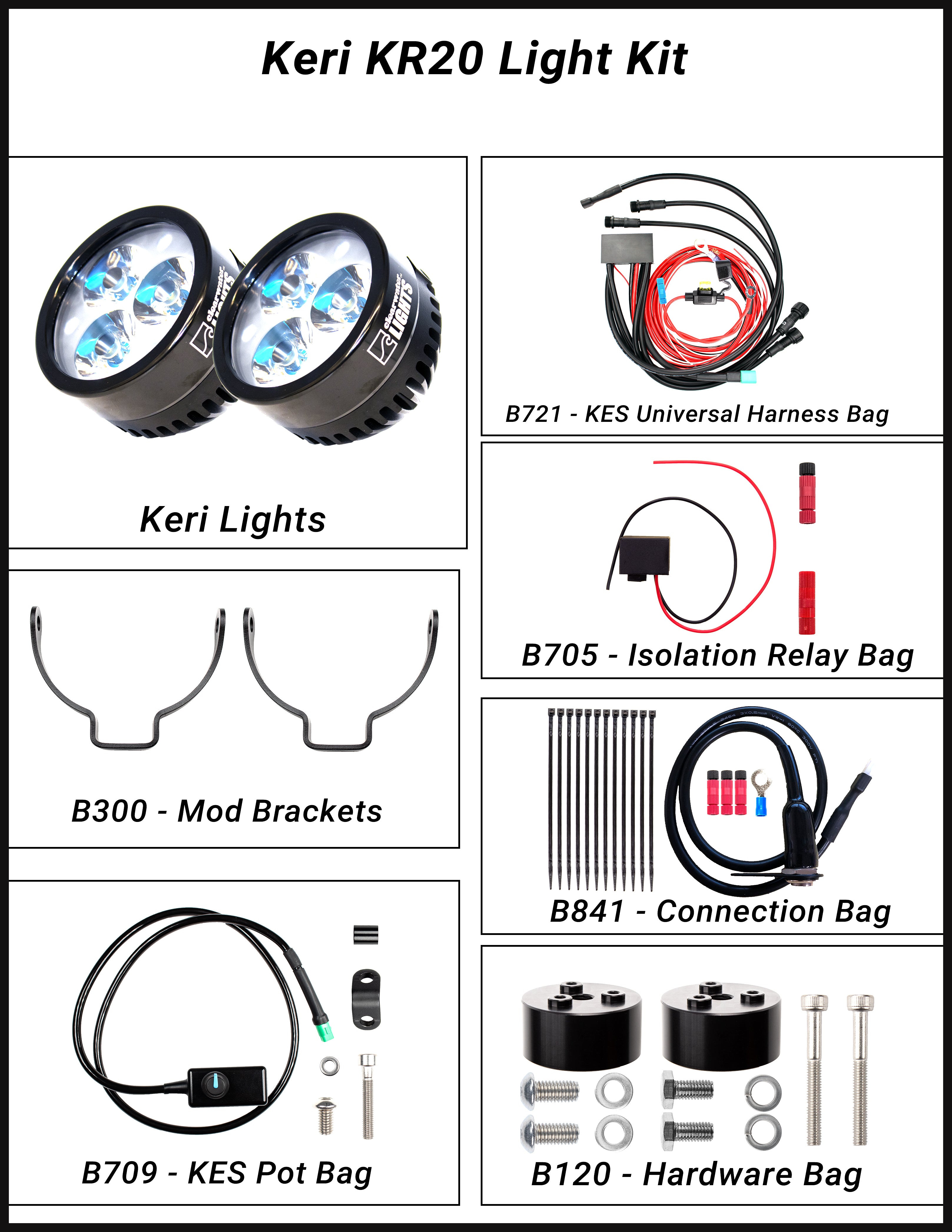 Keri (Kawasaki Concours) LED Lights