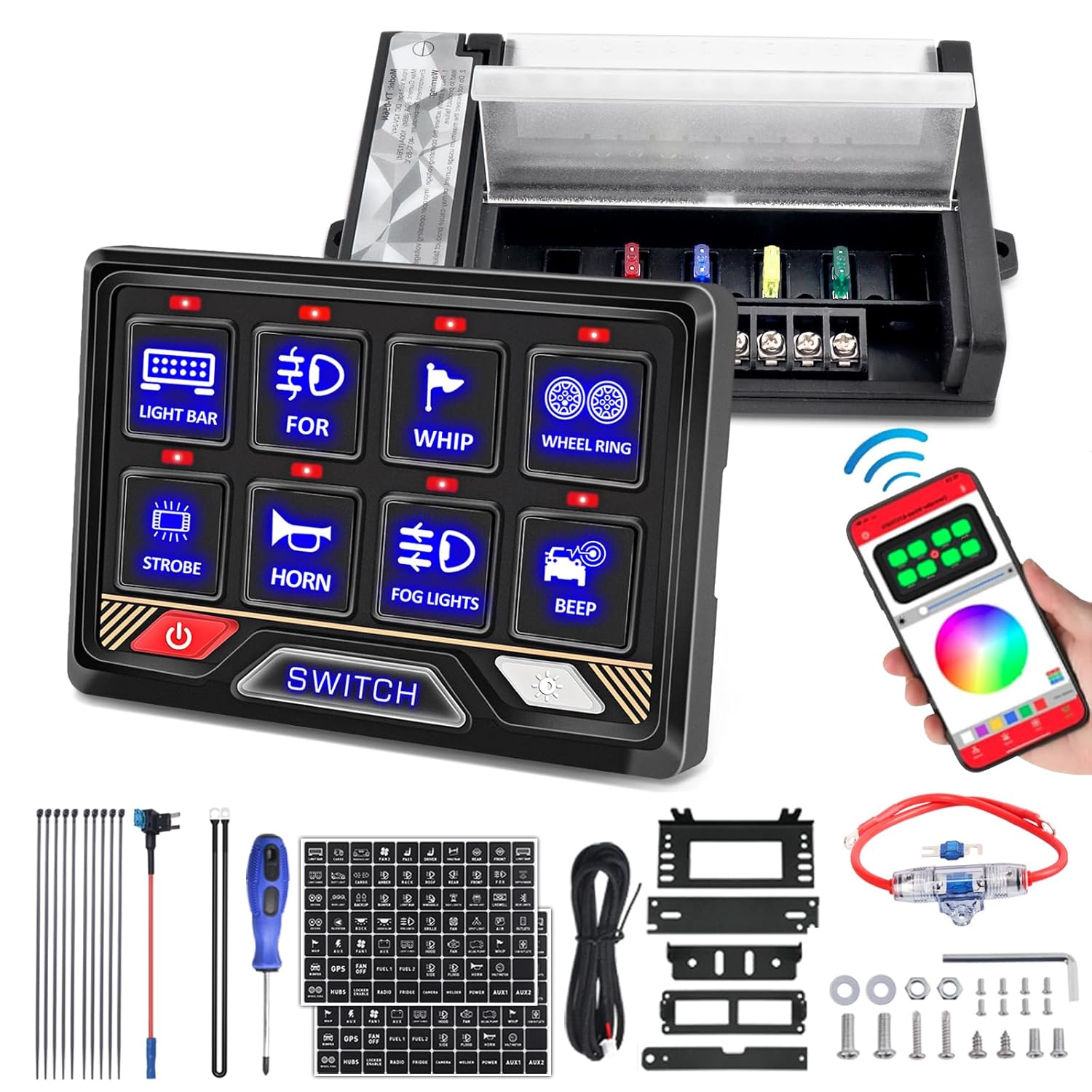 Switch Panel - 8 Channel