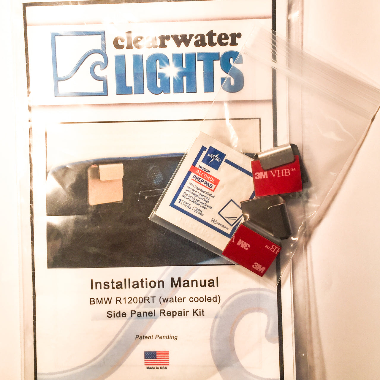 B860: Side Panel Repair Kit for BMW R1200RT (water cooled)